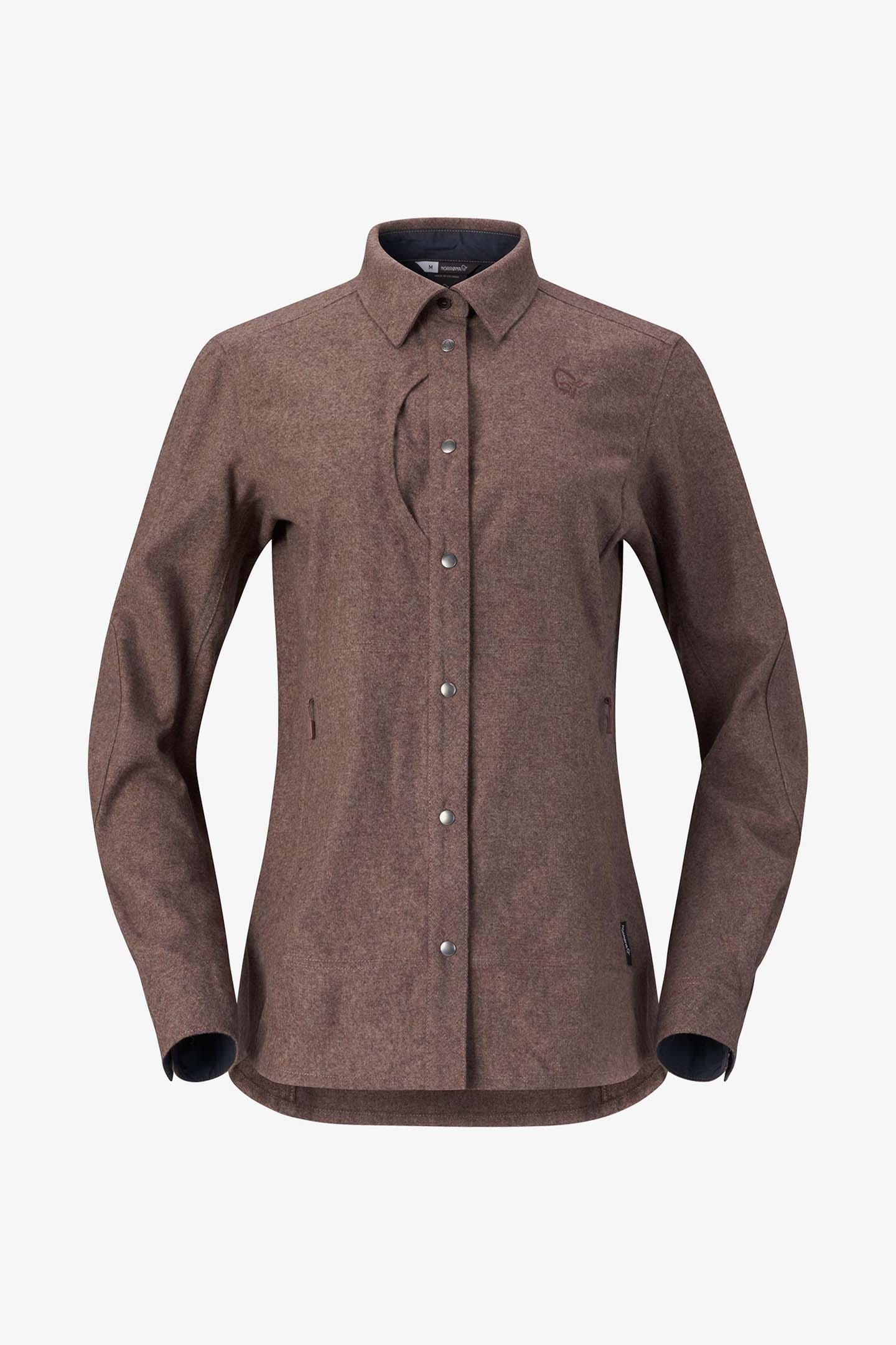 tamok wool plain Shirt (W) | フルマークスストア-北欧アウトドア用品,NORRONA,HOUDINI,POC ...